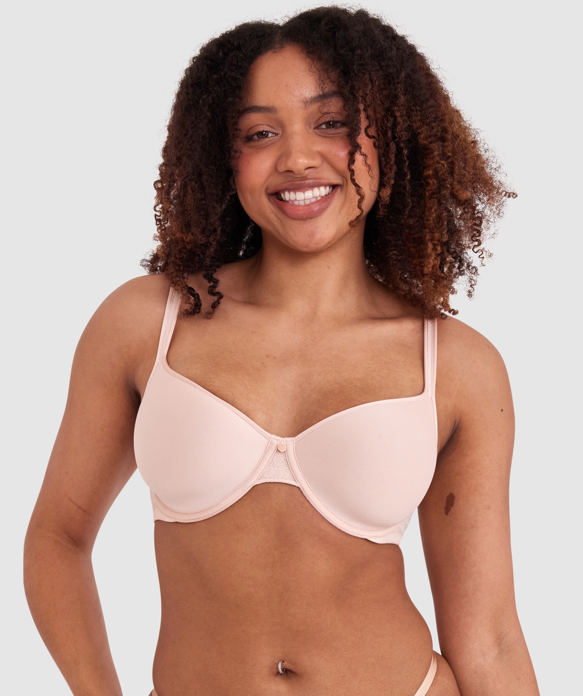 Pure Body Full Cup Bra - Blush Pink