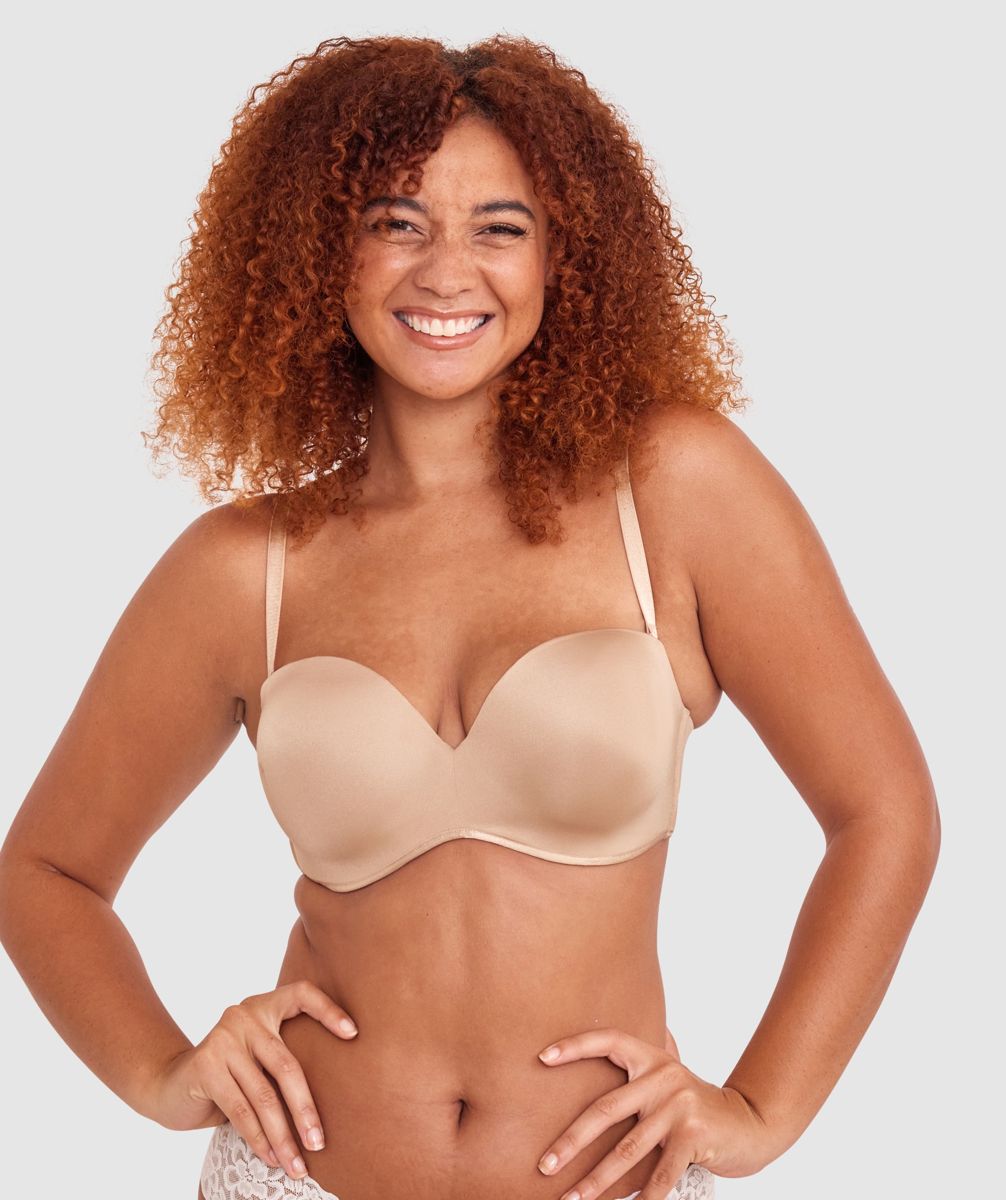 Bras N Things Inner Essence Full Cup Plunge Bra - Nude 2 | 01325401