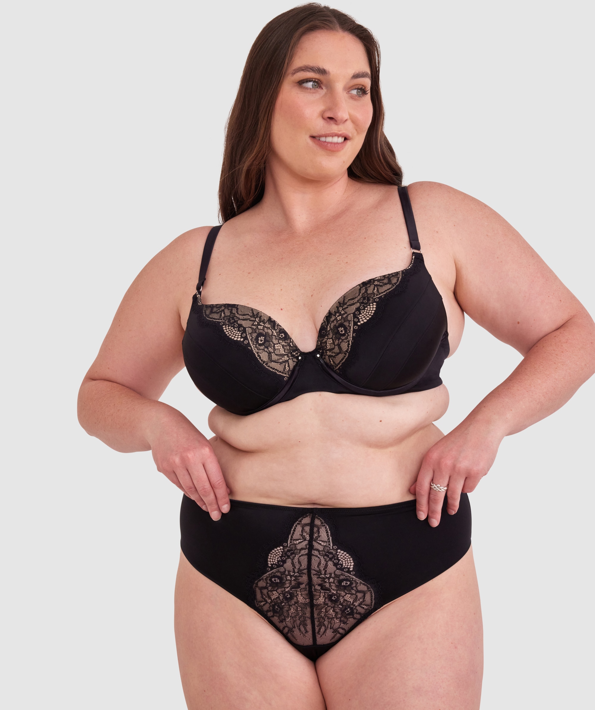 Bras N Things Revolve Lingerie Bodysuit - Black | 01442201