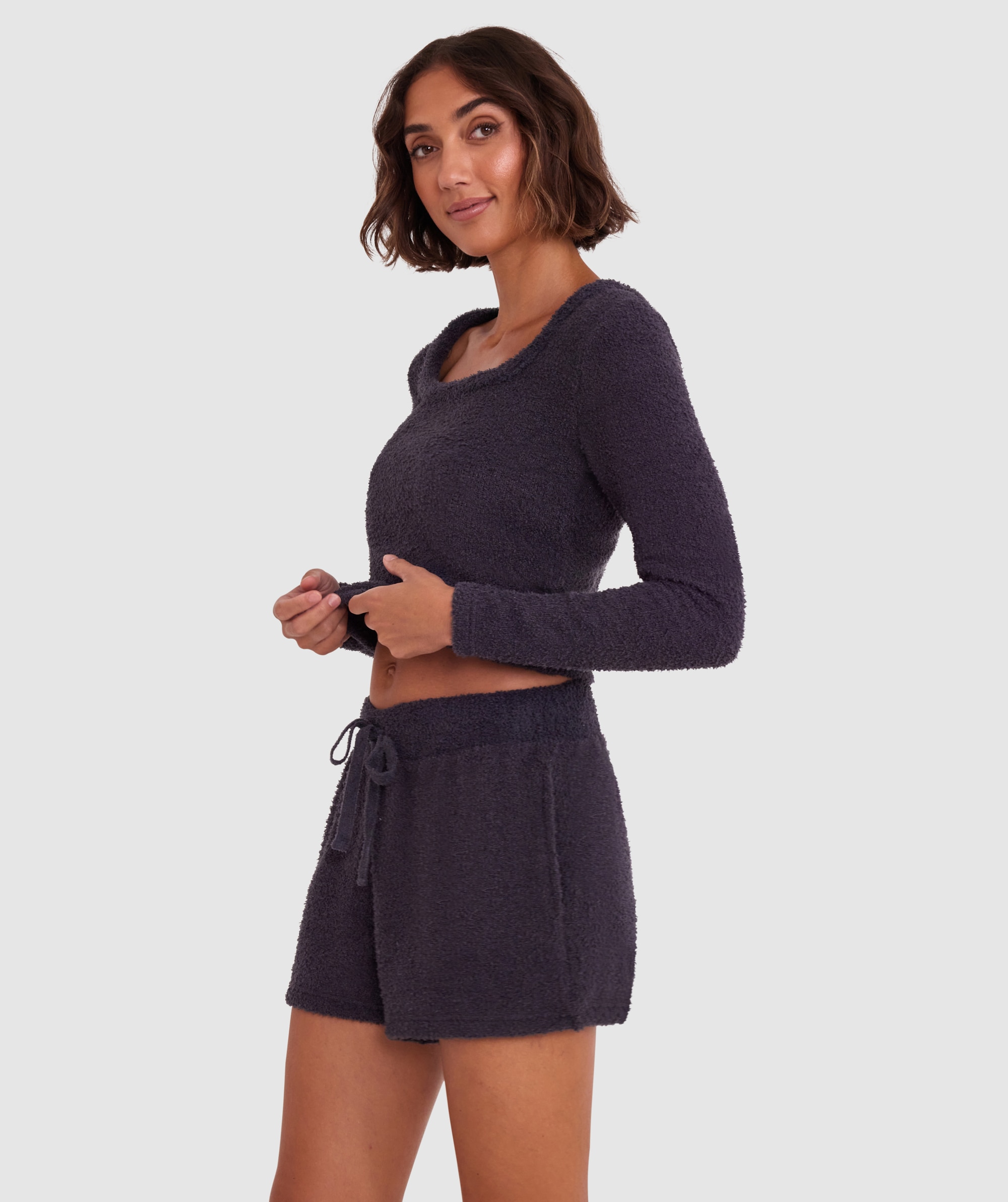 Bras N Things Mimi Long Sleeve - Dark Grey | 01504902