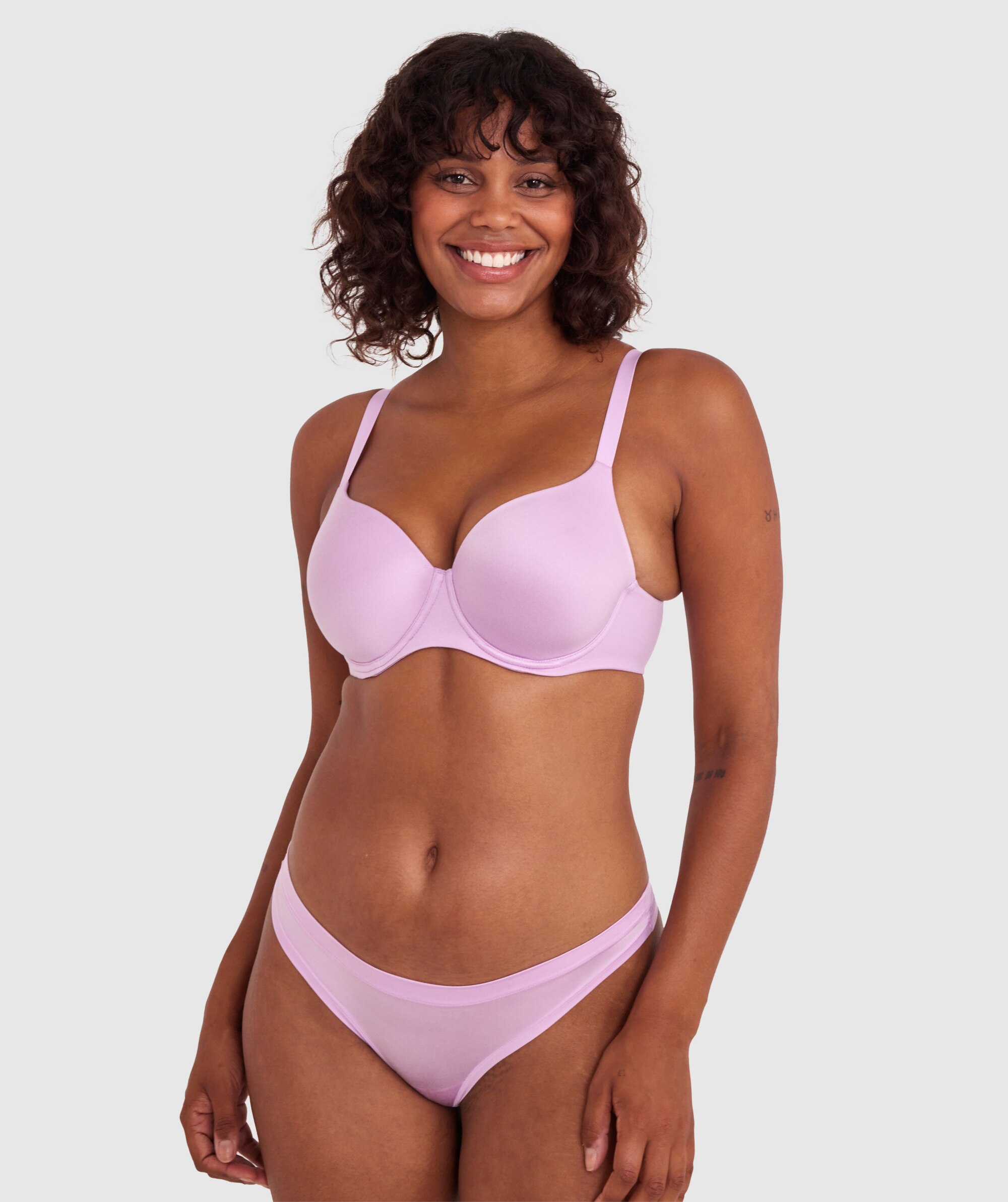 Bras N Things Body Bliss Brazilian Knicker - Lilac | 01144711