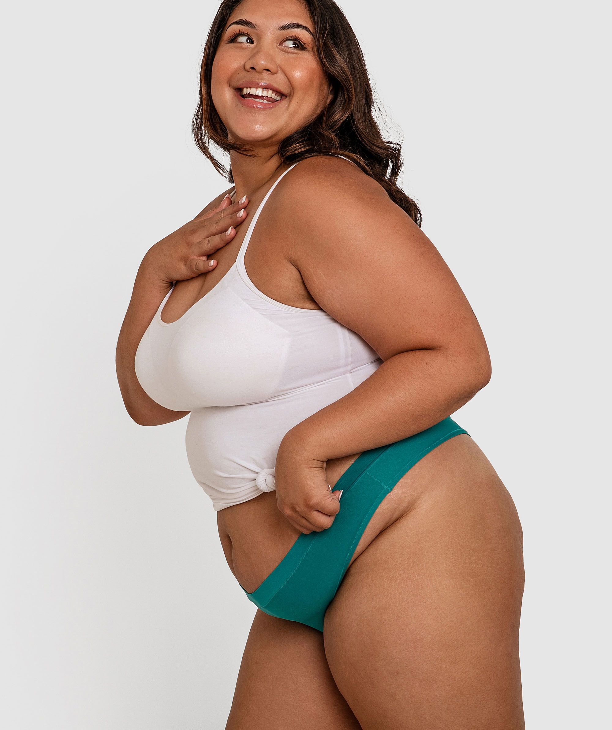 Bras N Things Body Bliss V String - Teal | 01017920