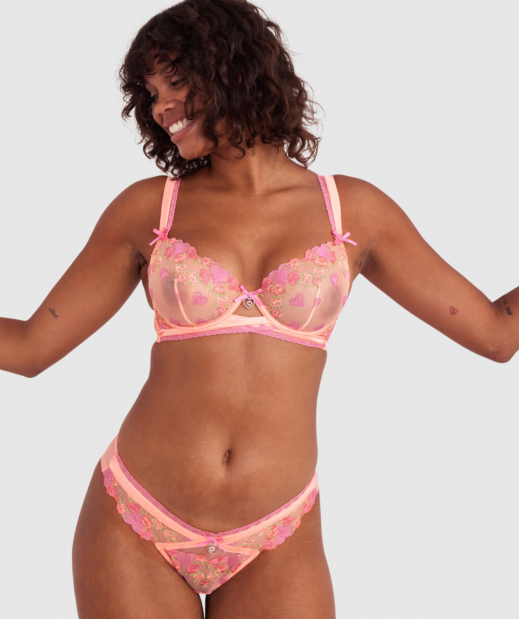 Bras N Things Enchanted Lovestruck Bralette - Light Coral | 01462001