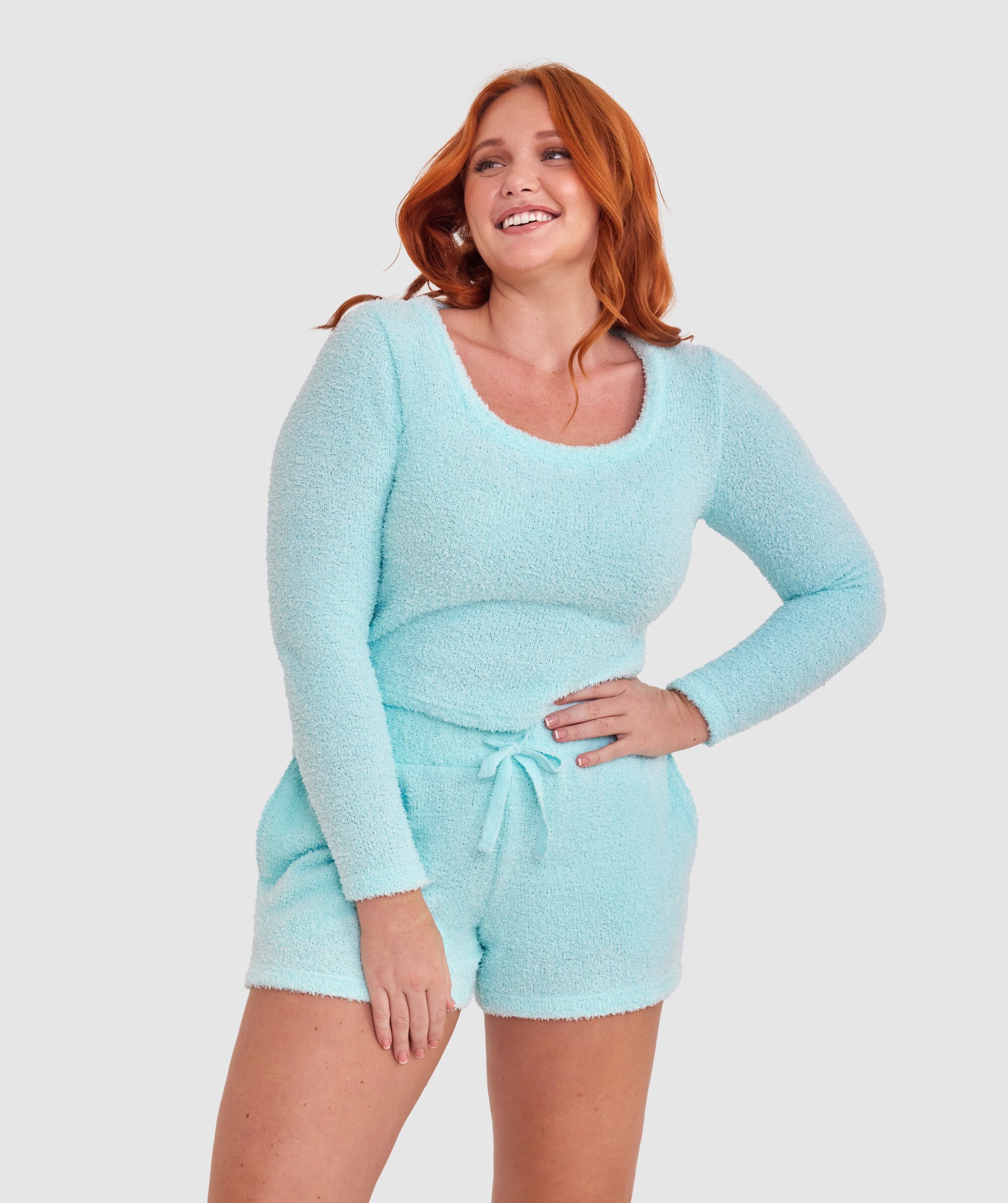 Bras N Things Mimi Crop Cami - Sky Blue | 01504701