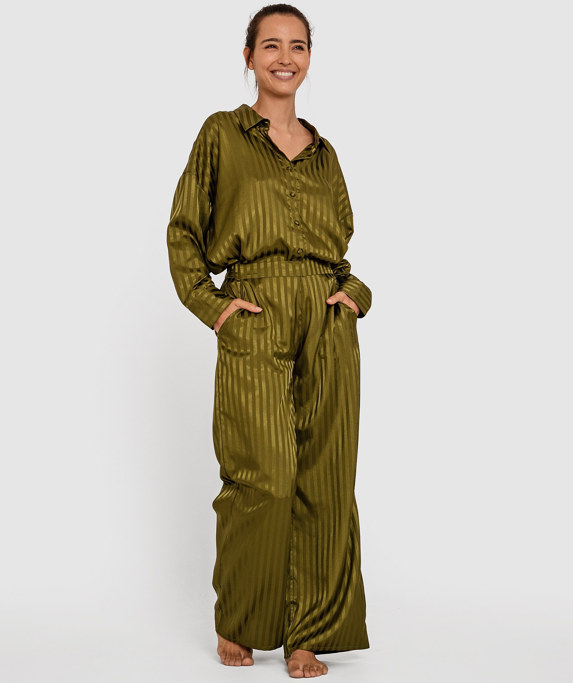 Bras N Things Raven Long Pant - Khaki | 01405502