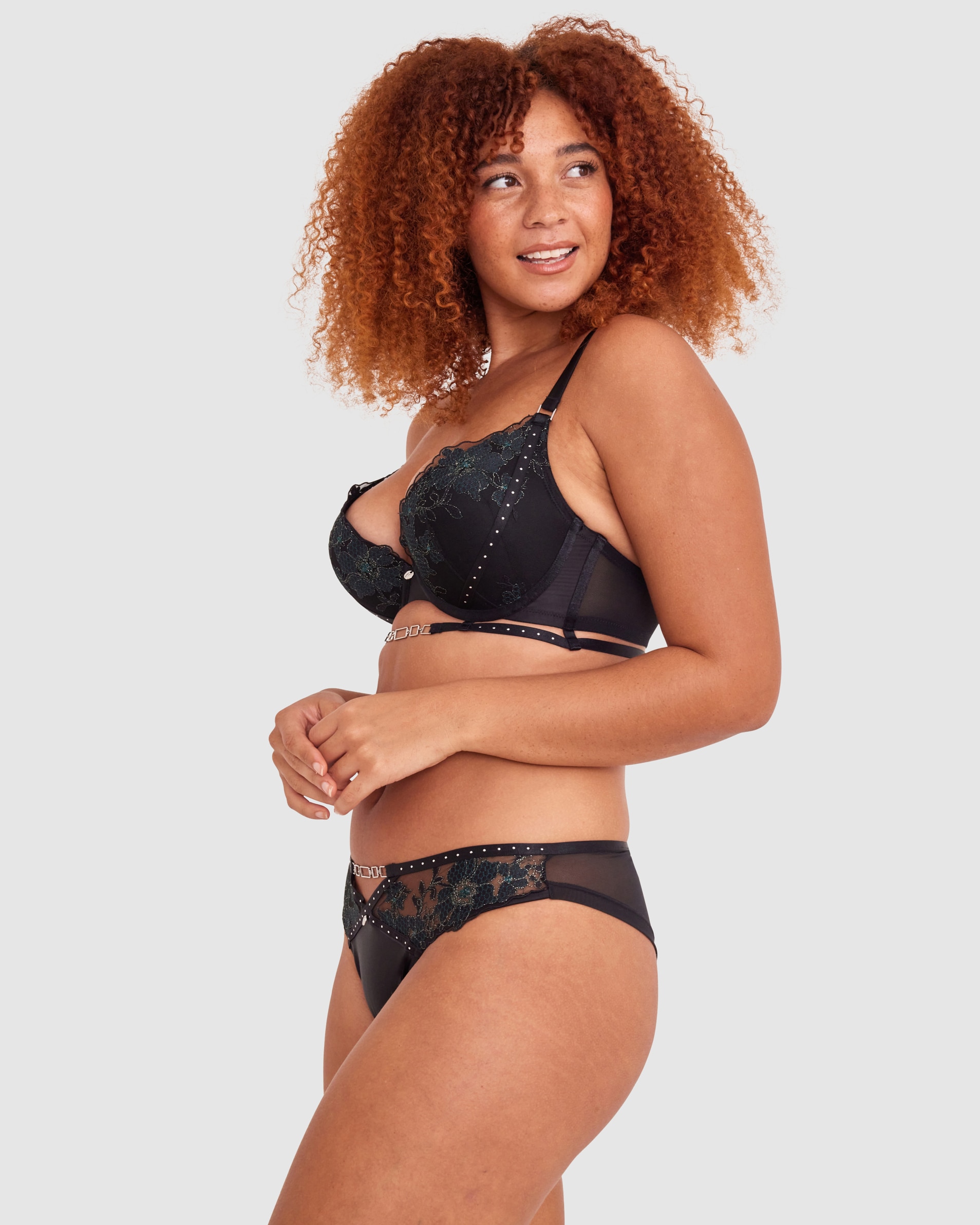 Bras N Things Vamp Lucid Lover String - Dark Green | 01453901